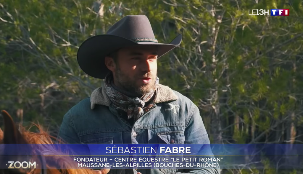 sebastien fabre au JT de 13H TF1 - 7 FEVRIER 2021 - LE PETIT ROMAN
